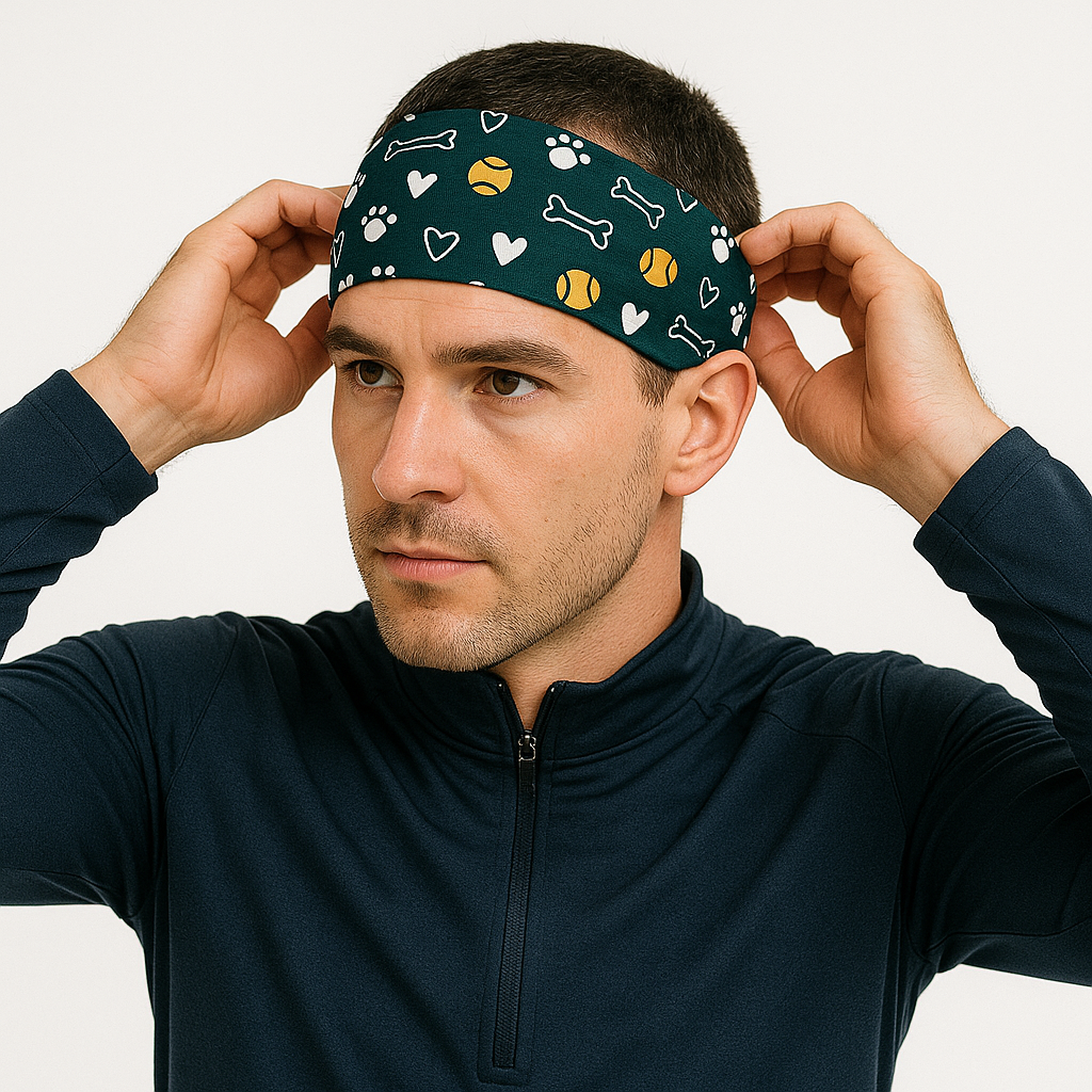 My Coach Has A Tail Dog Funky Running Active Headband – ACE Races