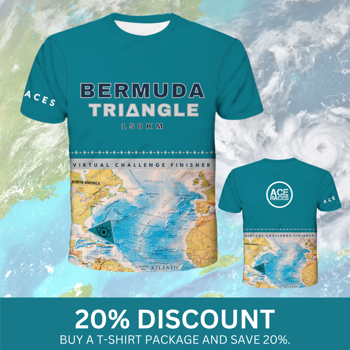 Bermuda Triangle Virtual Challenge - 150km – ACE Races